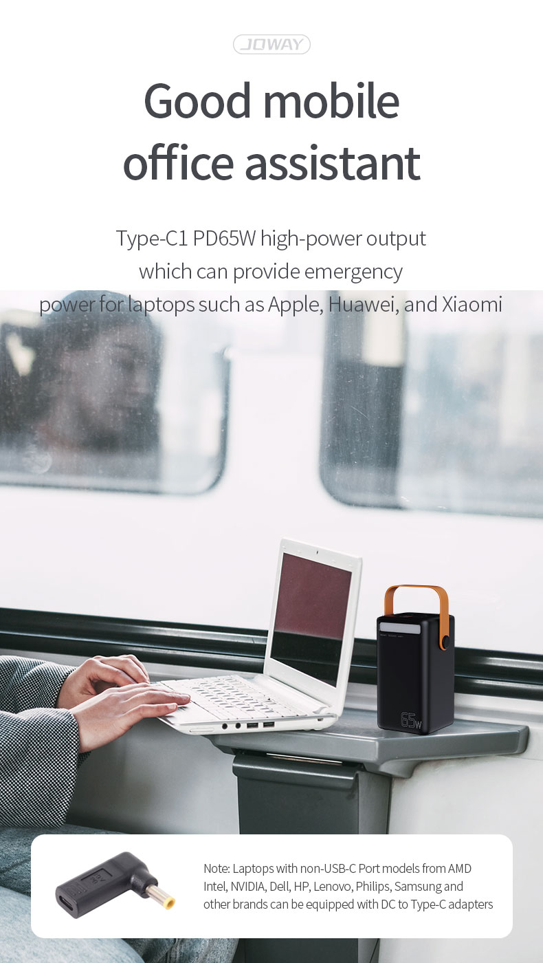 JP296S 50000mAh 65W Power Bank | JOWAY| POWER BANK OEM&ODM| POWER BANK ...